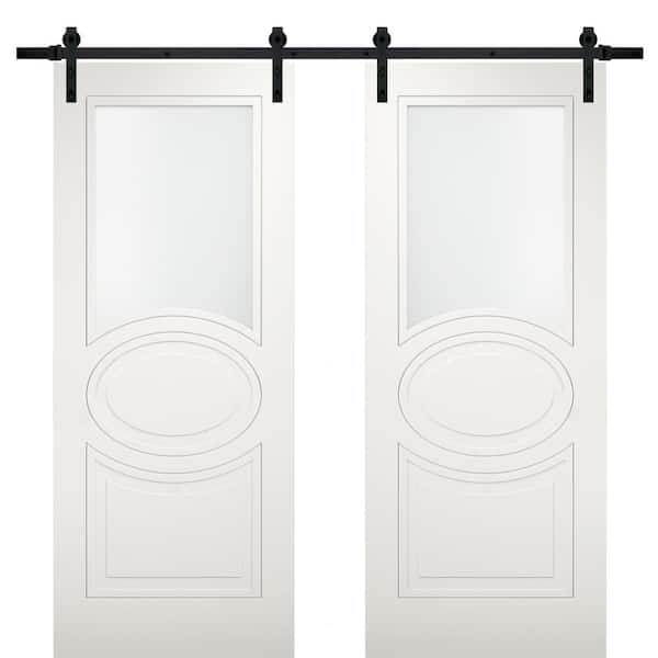 VDOMDOORS Assemble Required 7012 48 in. x 96 in. White Finished MDF ...