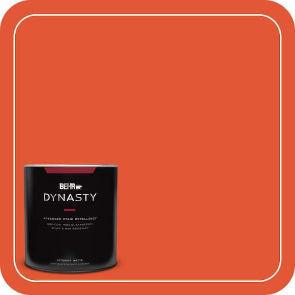 BEHR DYNASTY 1 qt. #S-G-210 Volcanic Blast Matte Interior Stain ...