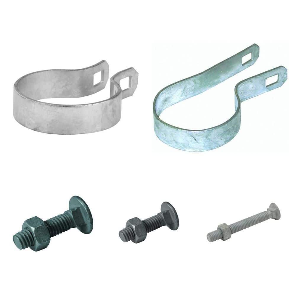 Everbilt Chain Link Fence Bands with Bolts (20-Sets and 20-Pack) - The ...