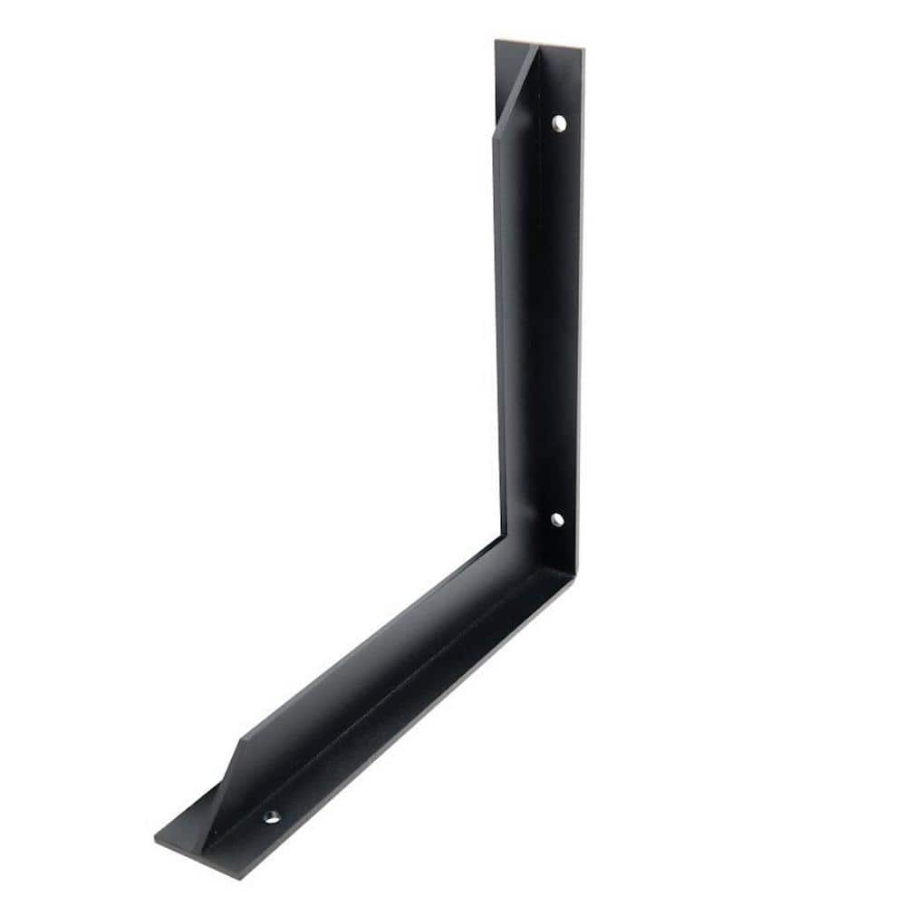 Hampton Bay Triton 20 in. Black Steel Heavy Duty Countertop Support ...