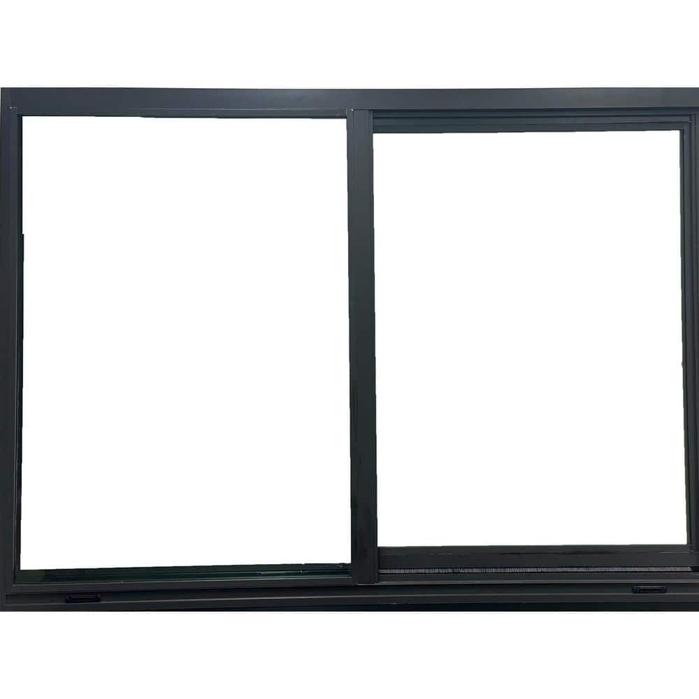 ASSURA 6900 Series 26.5 In x 26 In XO Bronze Sliding Aluminum Window 5/ ...