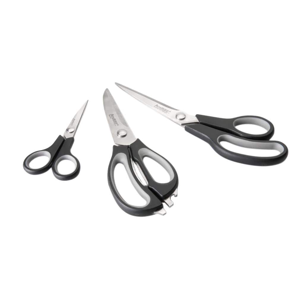 BergHOFF CooknCo Black/Grey Scissors Set (3-Piece) 2003046 - The Home Depot