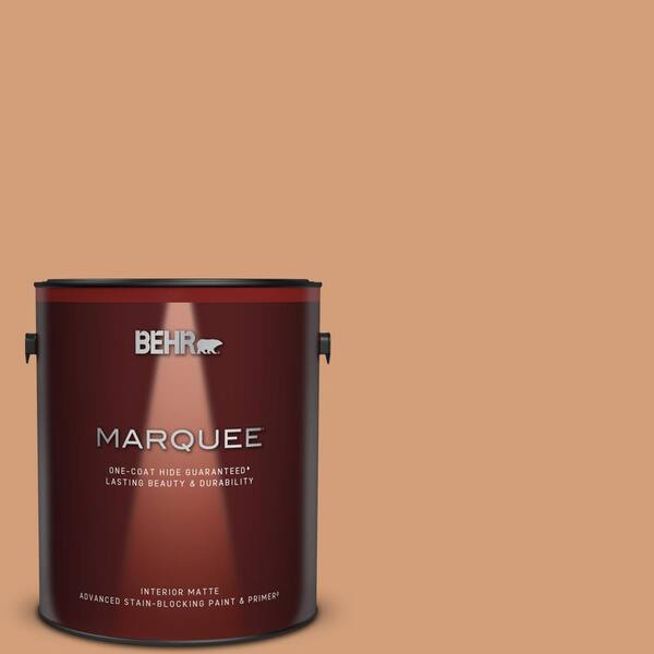 BEHR MARQUEE 1 gal. #T12-4 Darlin Clementine Matte Interior Paint ...