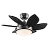 Westinghouse Quince LED 24 in. LED Gun Metal Ceiling Fan with Light ...