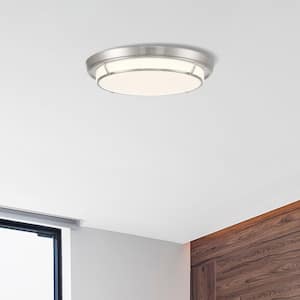 Commercial Electric DC Series 16 in. Contemporary Low-Profile Brushed ...