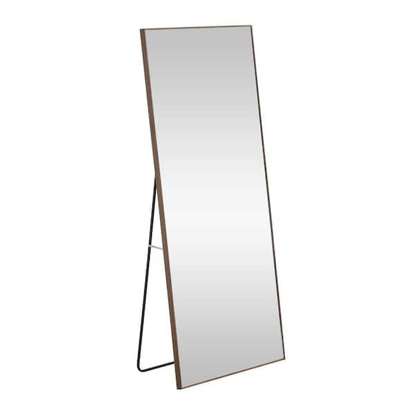 CONGE IMPORT LLC Brown 31.4 in. W x 71 in. H Rectangle Wood Full Length ...