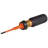 Klein Tools 2-in-1 Insulated Flip-Blade Screwdriver, #1 Phillips, 3/16 ...