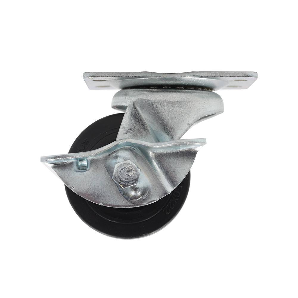 Everbilt 1-1/2 in. Rubber Caster Swivel Wheel 801115 - The Home Depot