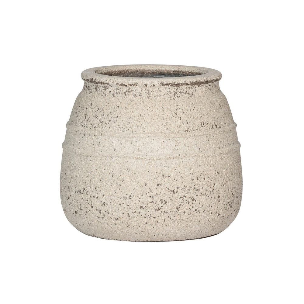 Pottery Pots 11 in H Hestia S Fiberstone Mediterranean Planter Indoor ...