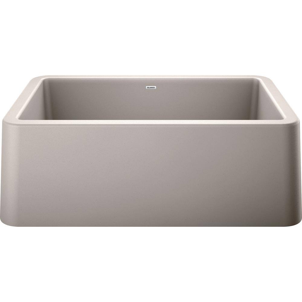 Blanco IKON Farmhouse Apron Front Granite Composite 30 in. Single Bowl ...