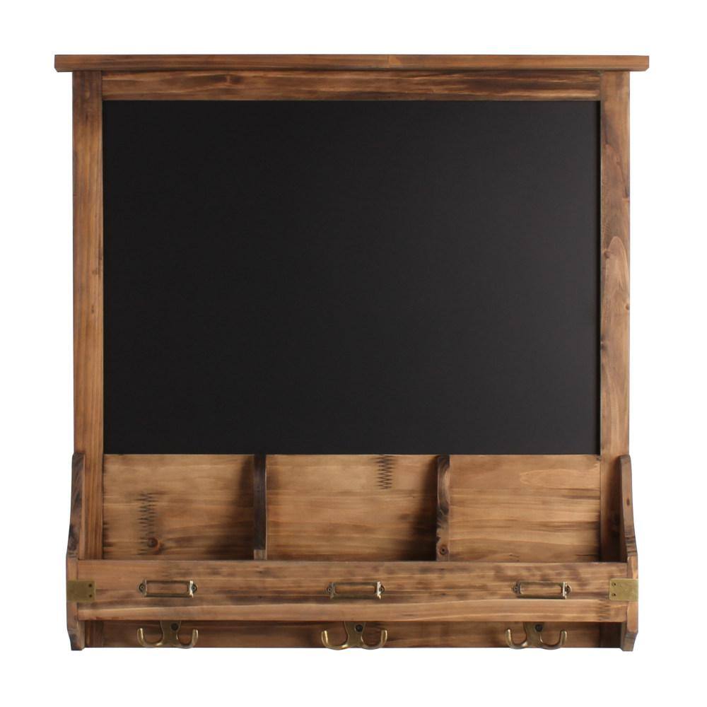 Kate and Laurel Stallard Rustic Brown Multi-Function Chalkboard Memo ...