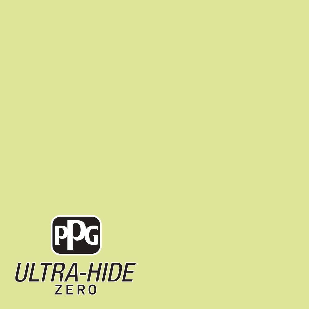 PPG 1 gal. #HDPG15 Ultra-Hide Zero Spring Leaf Semi-Gloss Interior ...