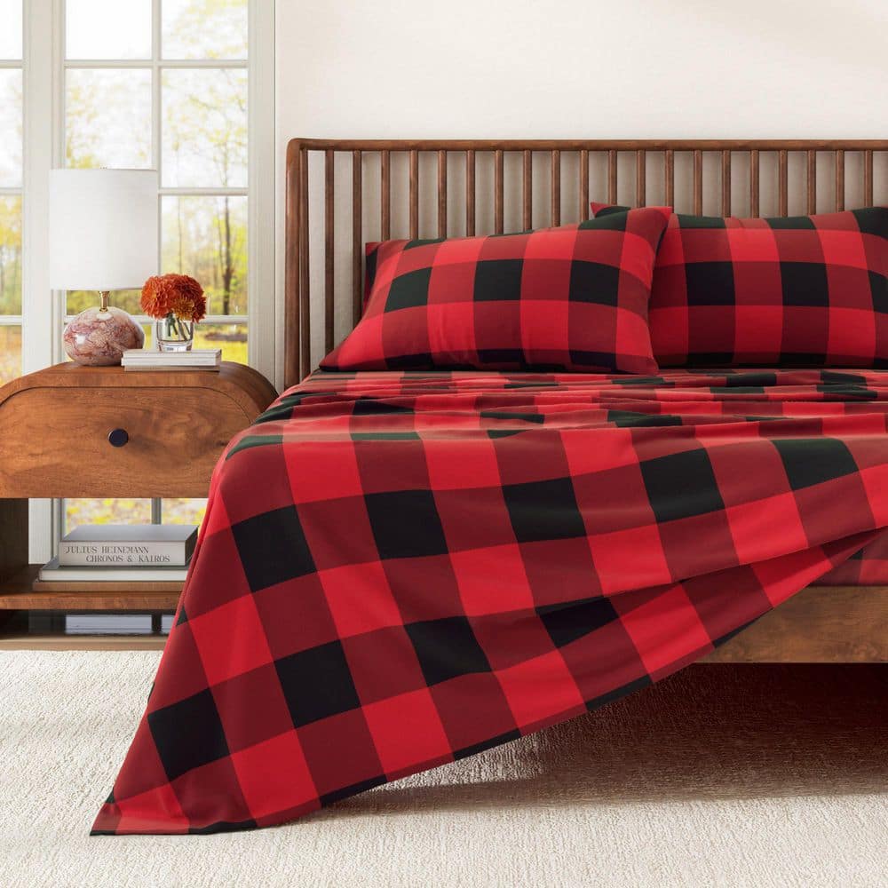 Reviews for FRESHFOLDS Printed Turkish Cotton Flannel Sheet Set, Full ...