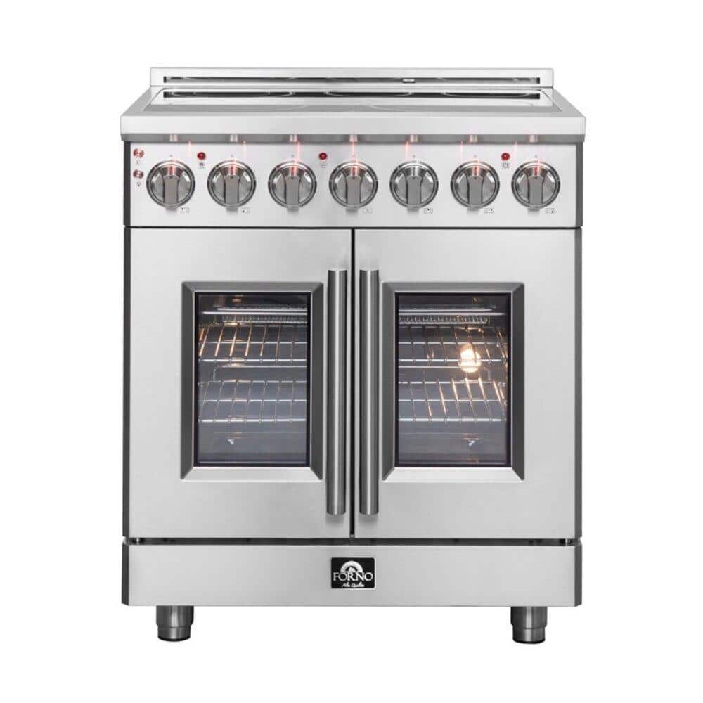 Forno Massimo 30 in. Freestanding French Door Electric Range FFSEL6955 ...
