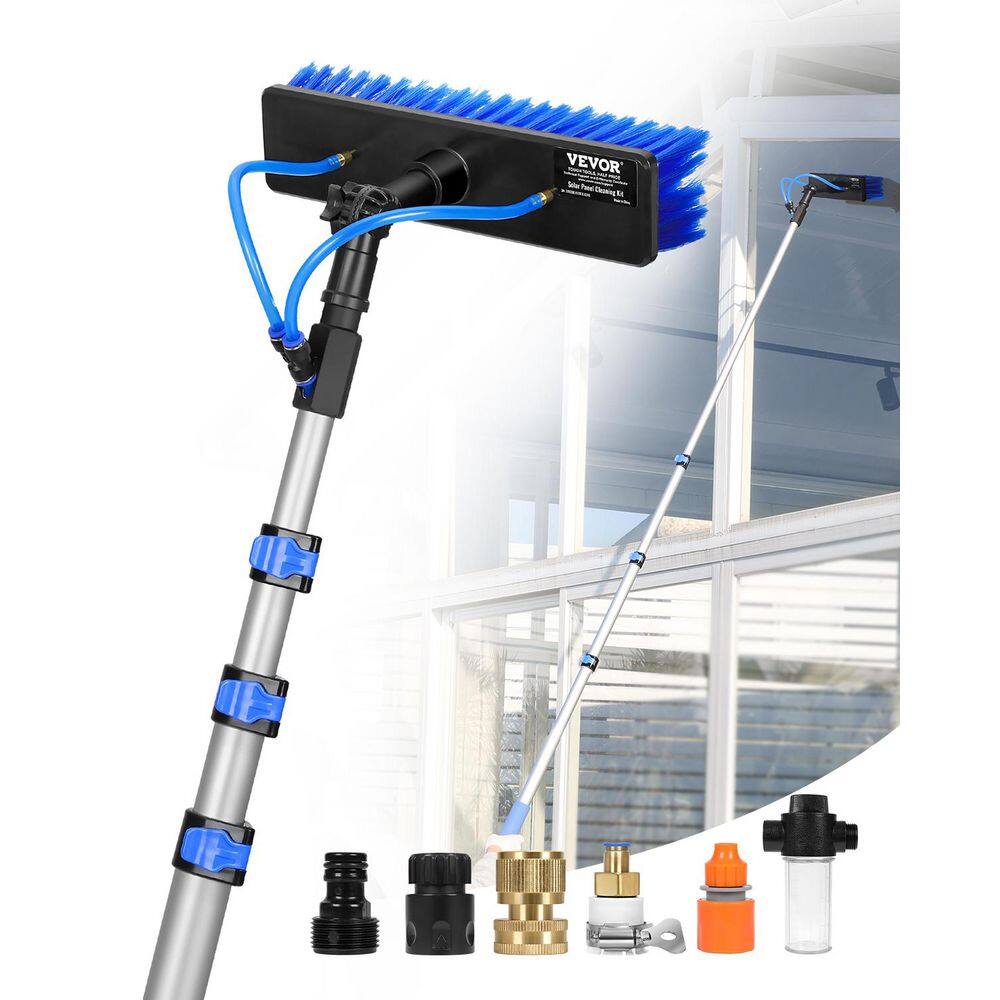 VEVOR Water Fed Pole Kit, 20 FT. Solar Panel Cleaning Pole with ...