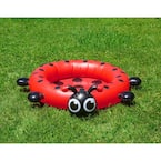 Poolmaster Ladybug 37 in. Dia Circle 7.5 in. Deep Kiddie Swimming Pool ...