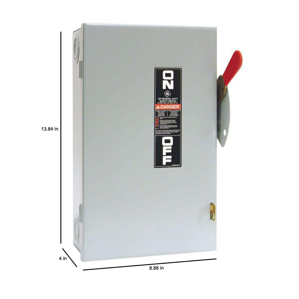 Buy 60 Amp 240-Volt Non-Fuse Indoor Safety Switch Online at Lowest ...