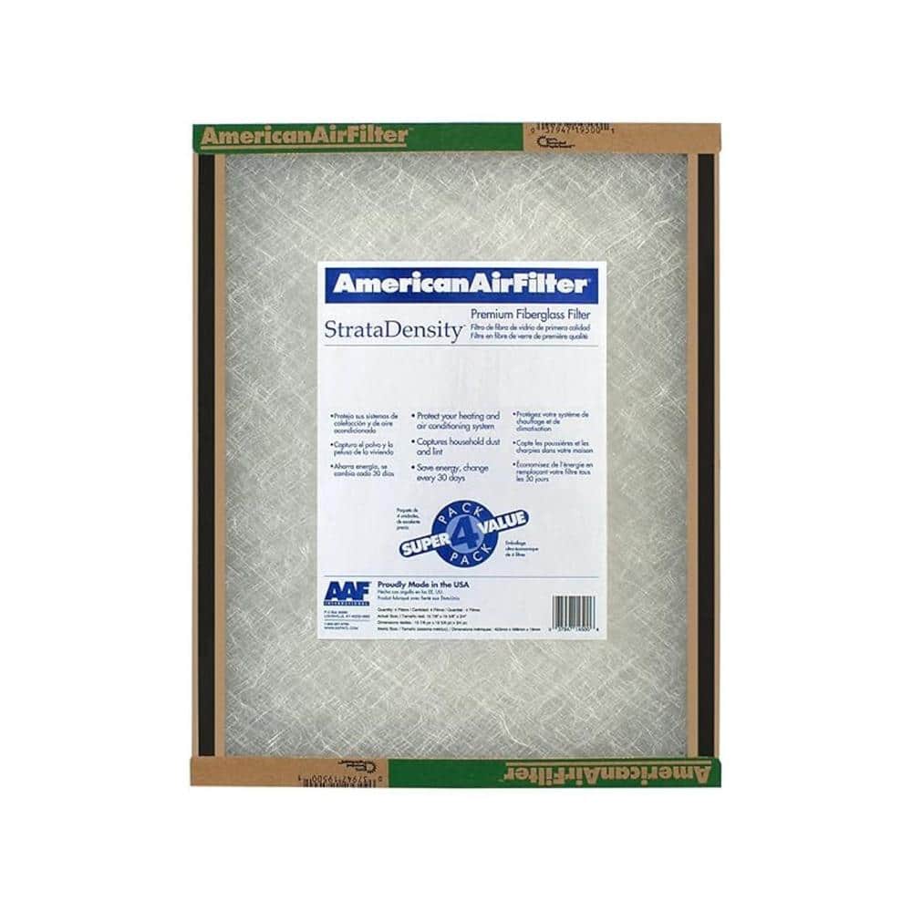 Flanders PrecisionAire 12 in. x 12 in. x 1 in. Strata Fiberglass MERV 1 ...