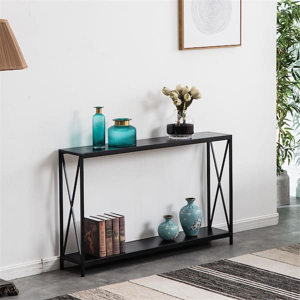 Narrow metal console table store