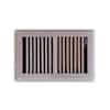 Hampton Bay Oak Wood 6 in. x 10 in. 2-Way Wooden Floor Register in ...