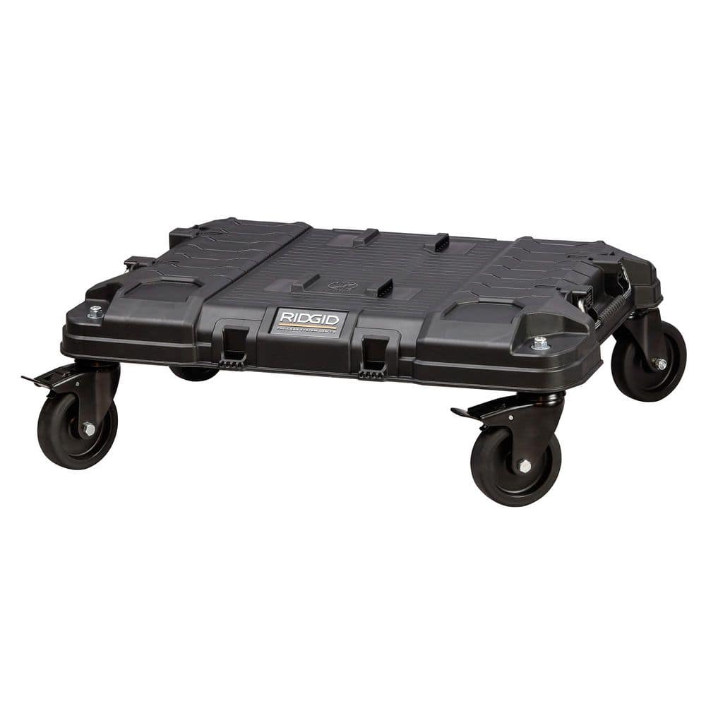 RIDGID Dolly 24 in. x 18 in. Black Modular Tool Cart 262824 - The Home ...