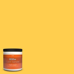 BEHR ULTRA 1 gal. #340B-6 Pineapple Soda Extra Durable Eggshell Enamel ...
