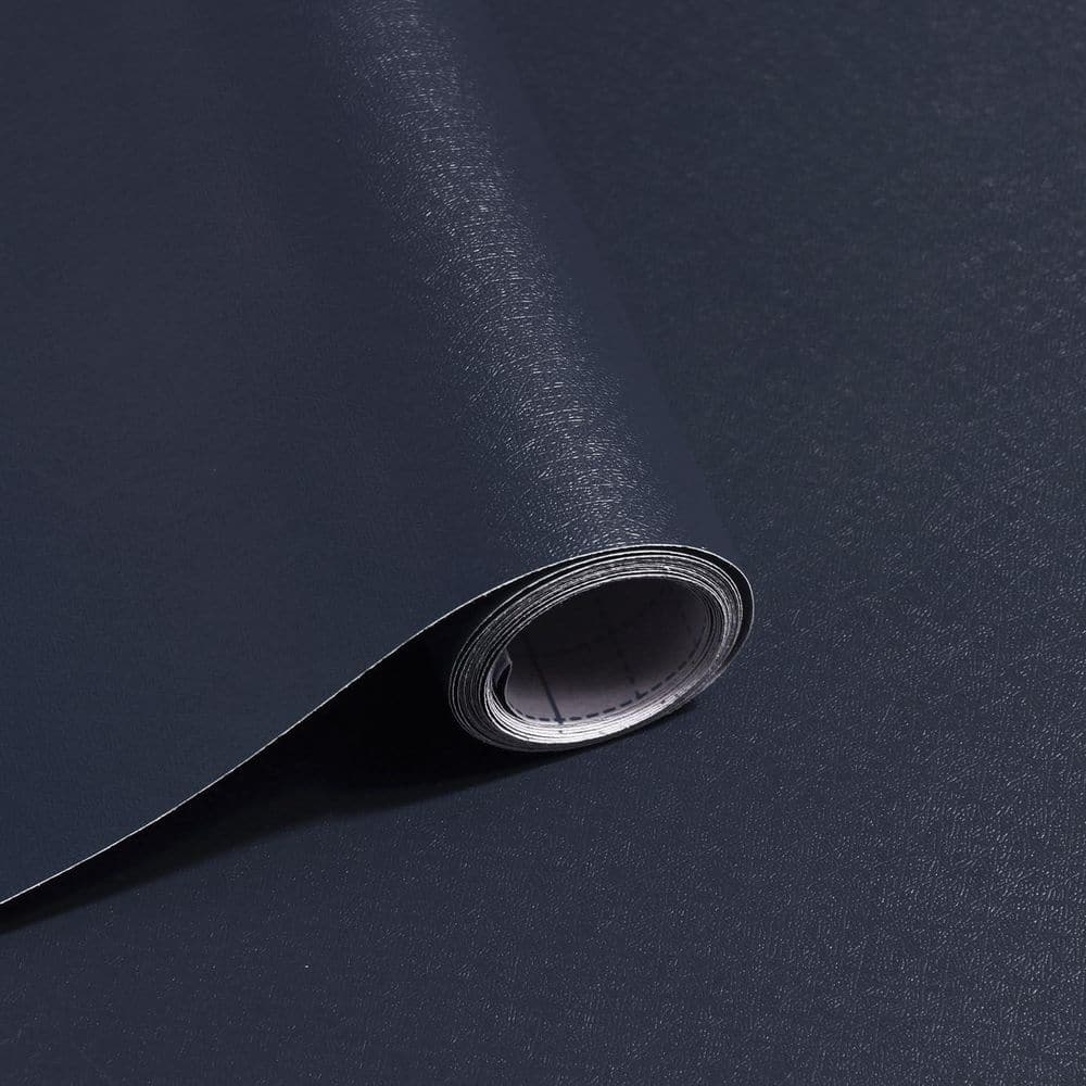 Dark Blue Solid Color Contact Paper Peel and Stick Wallpaper Roll ...