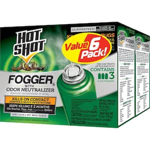 Hot Shot 2 oz. Bed Bug and Flea Killer Fogger (3-Count) HG-95911-3 ...