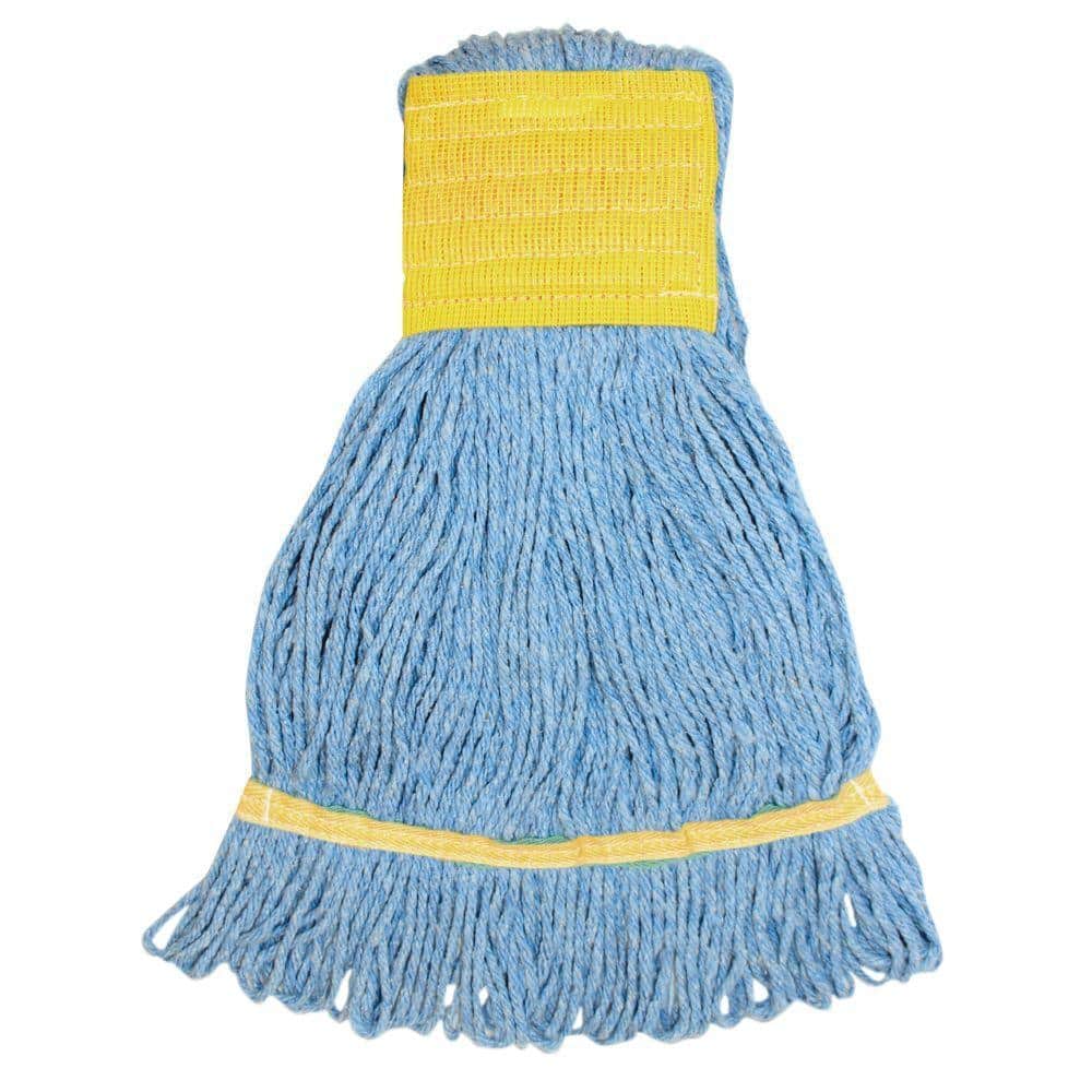 Genuine Joe Wide Band Small Rayon Cotton Mop Head GJOSBL5B - The Home Depot