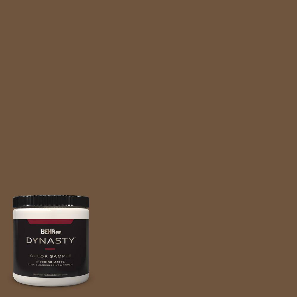BEHR DYNASTY 8 oz. #PPU4-20 Ancient Root Matte Stain-Blocking Interior ...