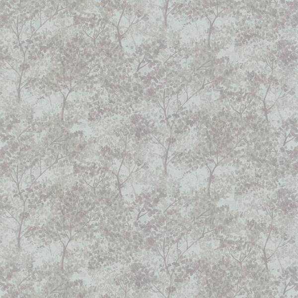Warren, Lavinia Mauve Tree Forest Vinyl Pre-Pasted Wallpaper Roll ...