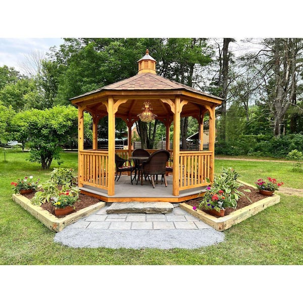 Round Wooden Garden Gazebo
