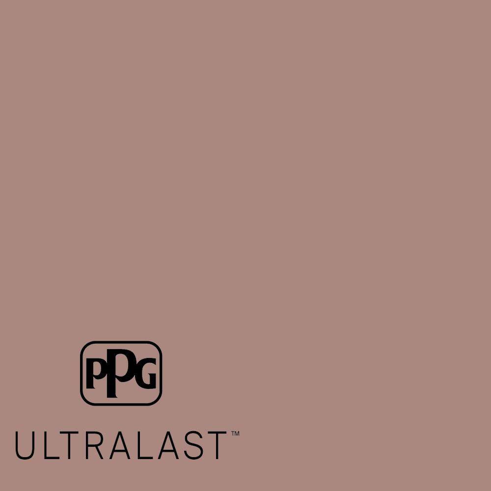 PPG UltraLast 5 gal. #PPG1060-5 Bedford Brown Semi-Gloss Interior Paint ...
