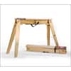 Burro Brand 29 in. Wooden Folding Burro Sawhorse (2-Pack) FBP - The ...
