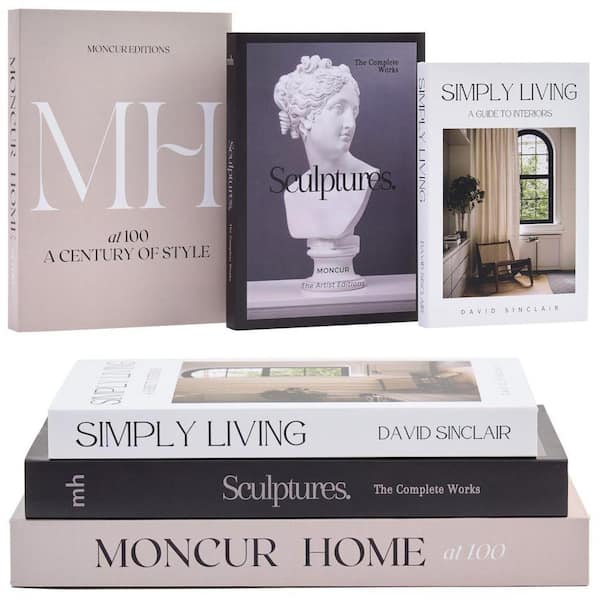 White, Gray Paper Decorative Books, Fake Books For Decoration With Real ...
