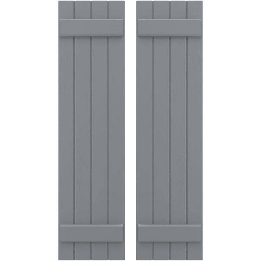 Ekena Millwork 14 in. W x 68 in. H Americraft 4-Board Exterior Real ...