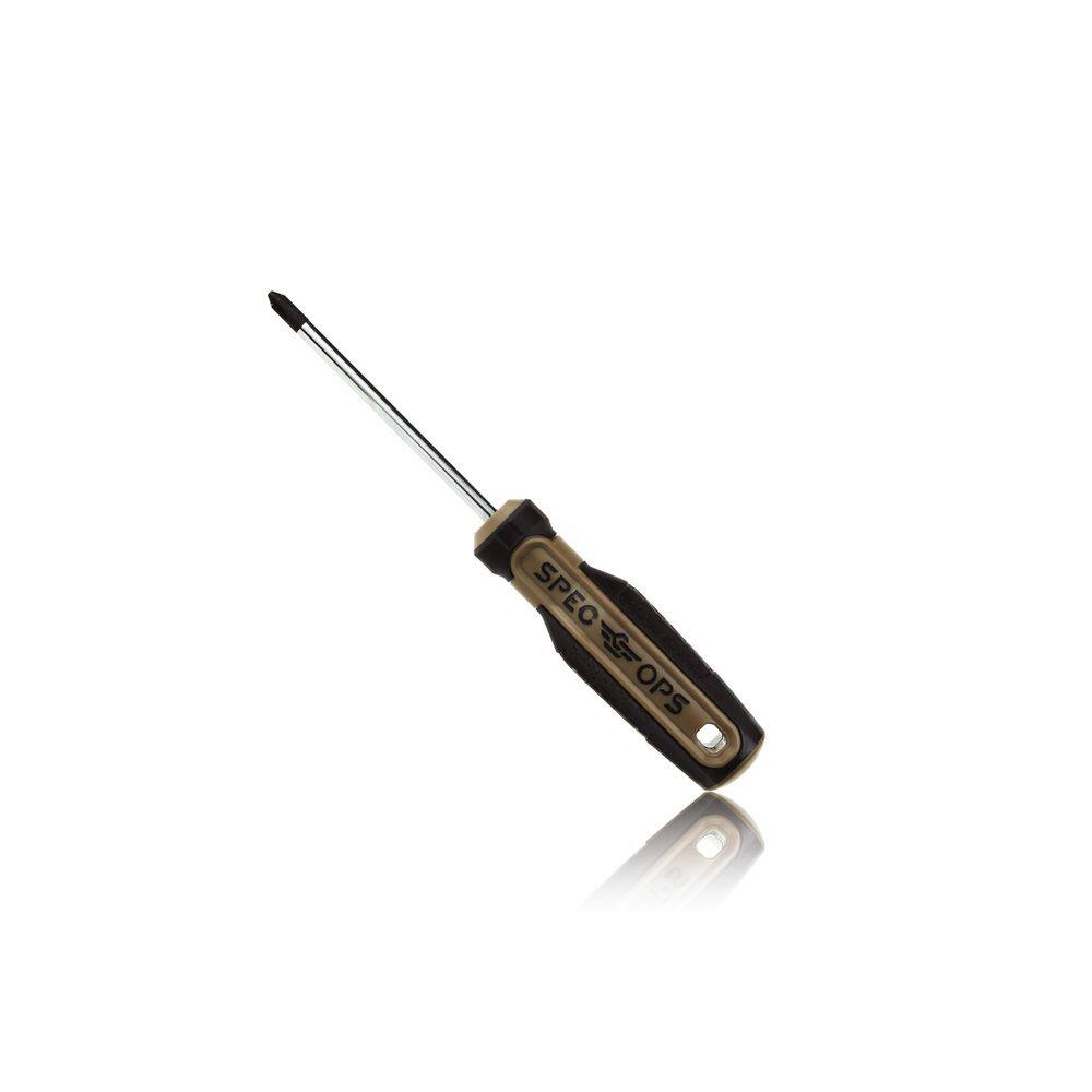 SPEC OPS #2 x 6 in. Phillips Screwdriver, Magnetic Tip, Cr-Mo Steel ...