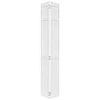 Home Fashion Technologies 32 in. x 80 in. 6-Panel White PVC Composite ...