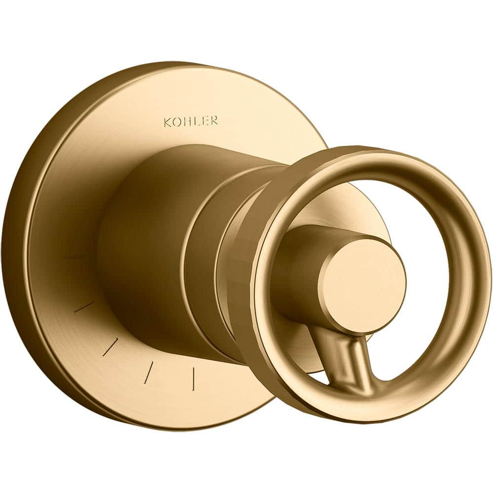 KOHLER Components 1-Handle Volume Control Trim Kit in Vibrant Brushed ...