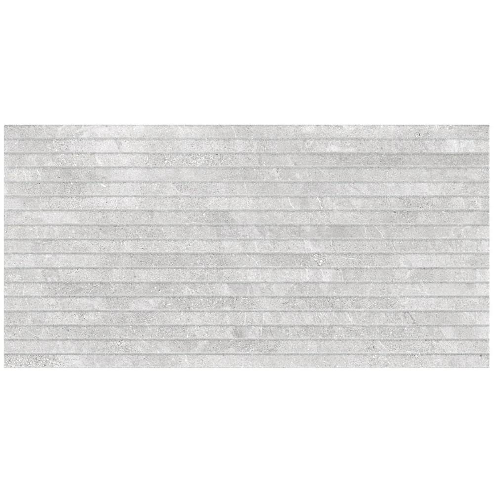 Ivy Hill Tile Lustro Ribbon Gray 4 in. x 0.39 in. Matte Porcelain Floor ...