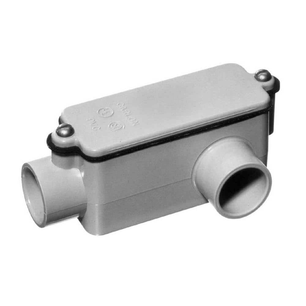 Carlon 3/4 in. Schedule 40 and 80 Electrical PVC Type-LL Conduit Body ...