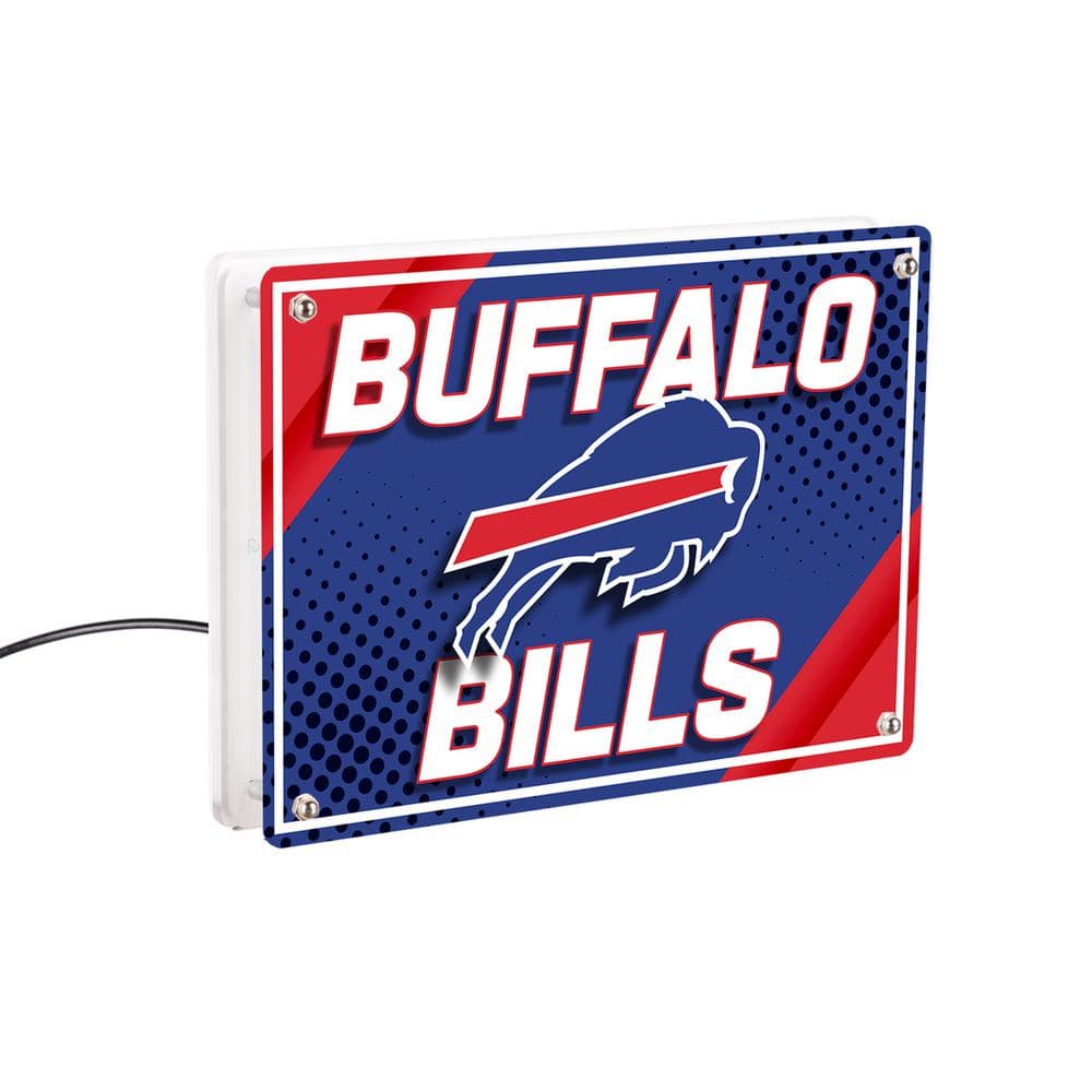 Evergreen Buffalo Bills NFL Football Blue Rectangle Desklite LED Decor ...