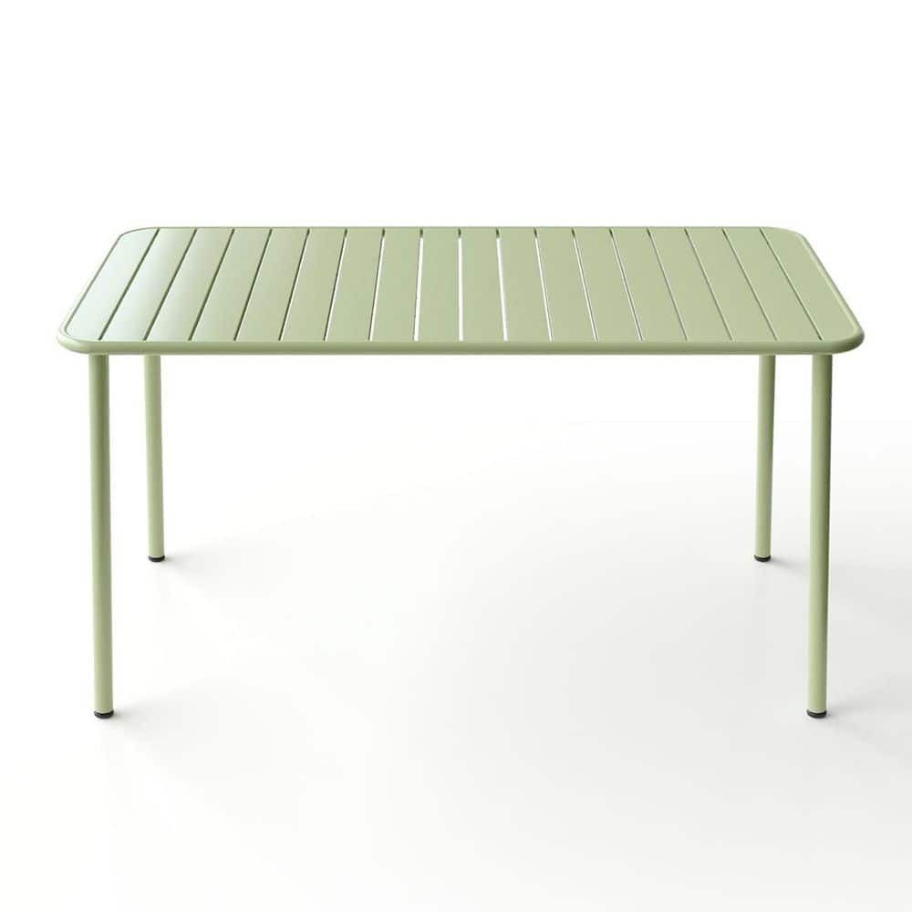 Green Long Table Outdoor Dining Table Villa Courtyard Balcony Table ...