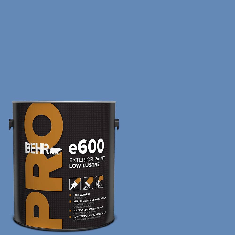 BEHR PRO 1 gal. #580B-6 Castle Moat Low Luster Exterior Paint PR62301 ...