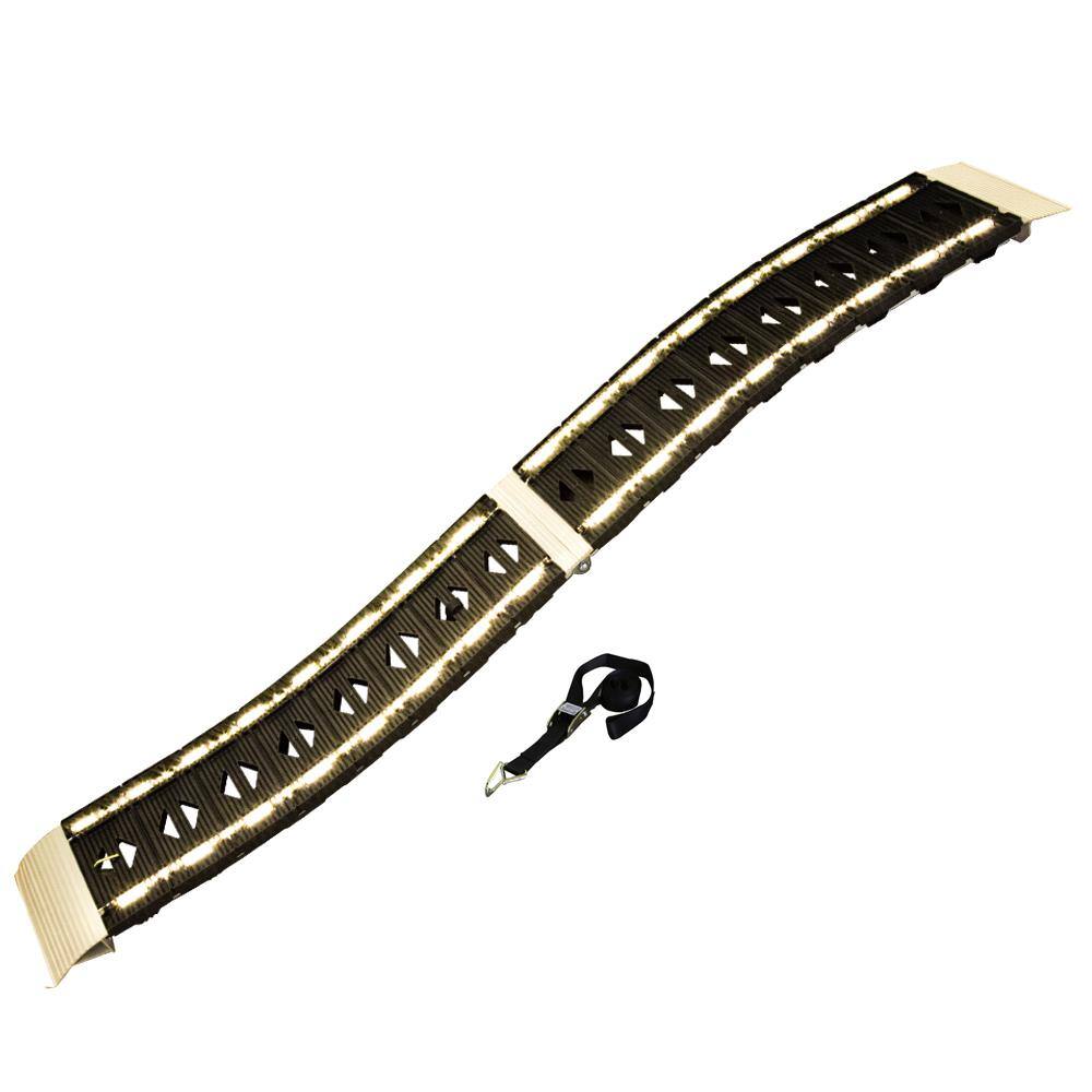 CargoSmart 12 in. W x 90 in. L 750 lb. Capacity LED Hybrid S-Curve ...