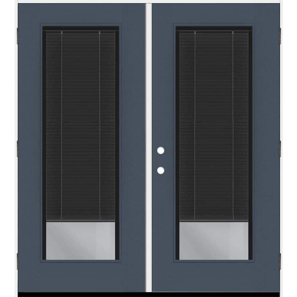 Steves & Sons Legacy 72 in. x 80 in. Full Lite Clear Glass ...