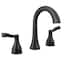 Delta Faryn 4 in. Centerset Double-Handle Bathroom Faucet in Oil Rubbed ...