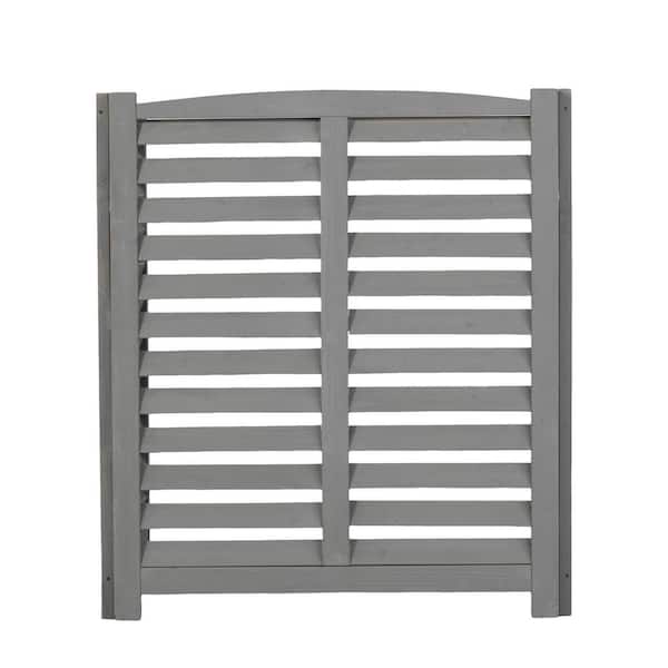 cenadinz 3-Panel Privacy Fence Screen Grey Mesh Fabric for Air ...