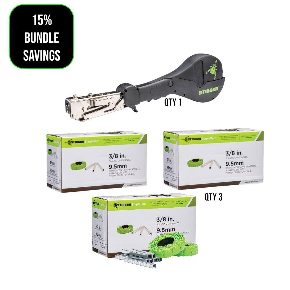A-11 Crown Staples STINGER 3/8 StaplePac - 20ga With Plastic Caps (2016 ...