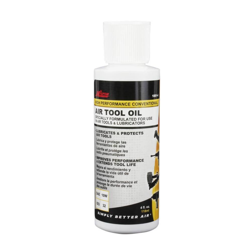 Milton Industries, Inc. 4 oz High-Performance Conventional Air Tool Oil ...